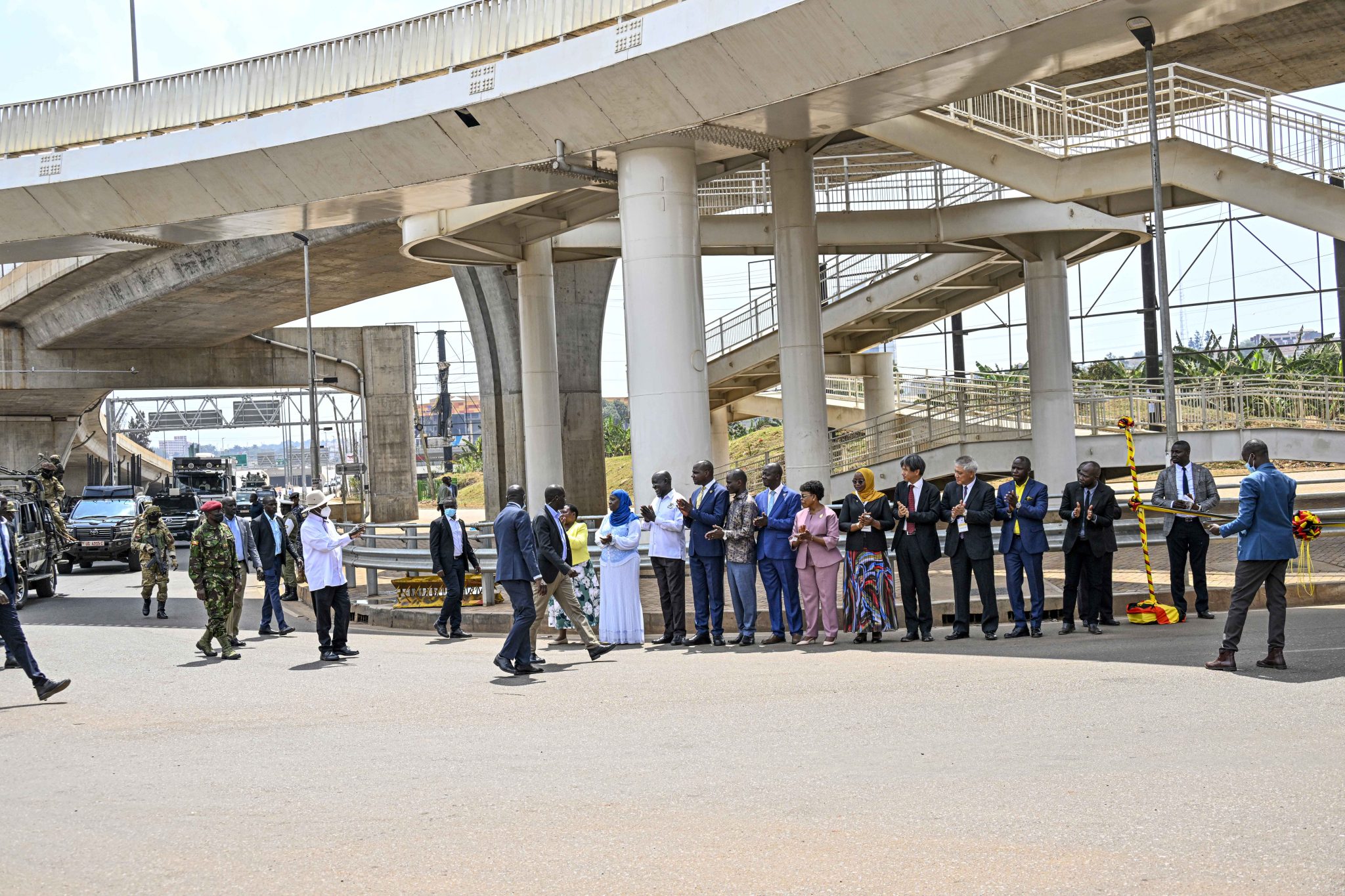 Museveni Commissions First Phase of Kampala Flyover Project