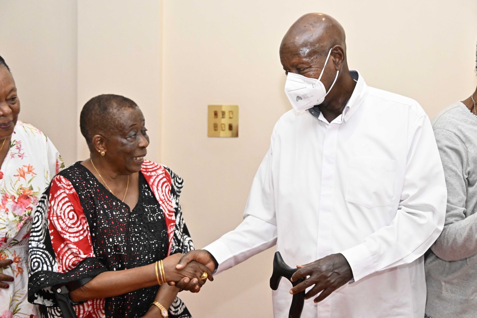 President Museveni Hosts Former Tanzanian First Lady Anna Mkapa